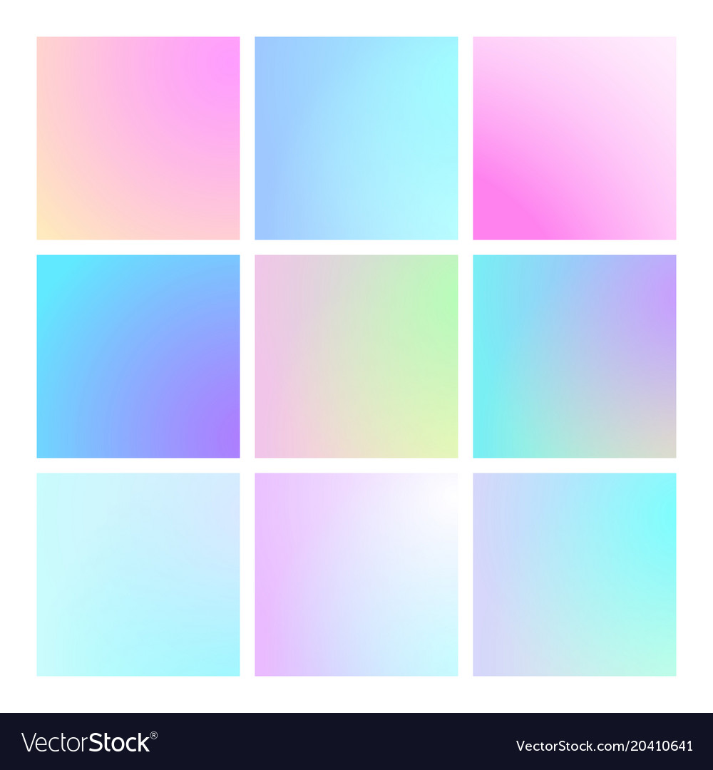 Modern gradient set abstract background Royalty Free Vector