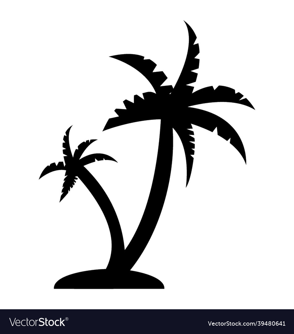 Palm tree Royalty Free Vector Image - VectorStock
