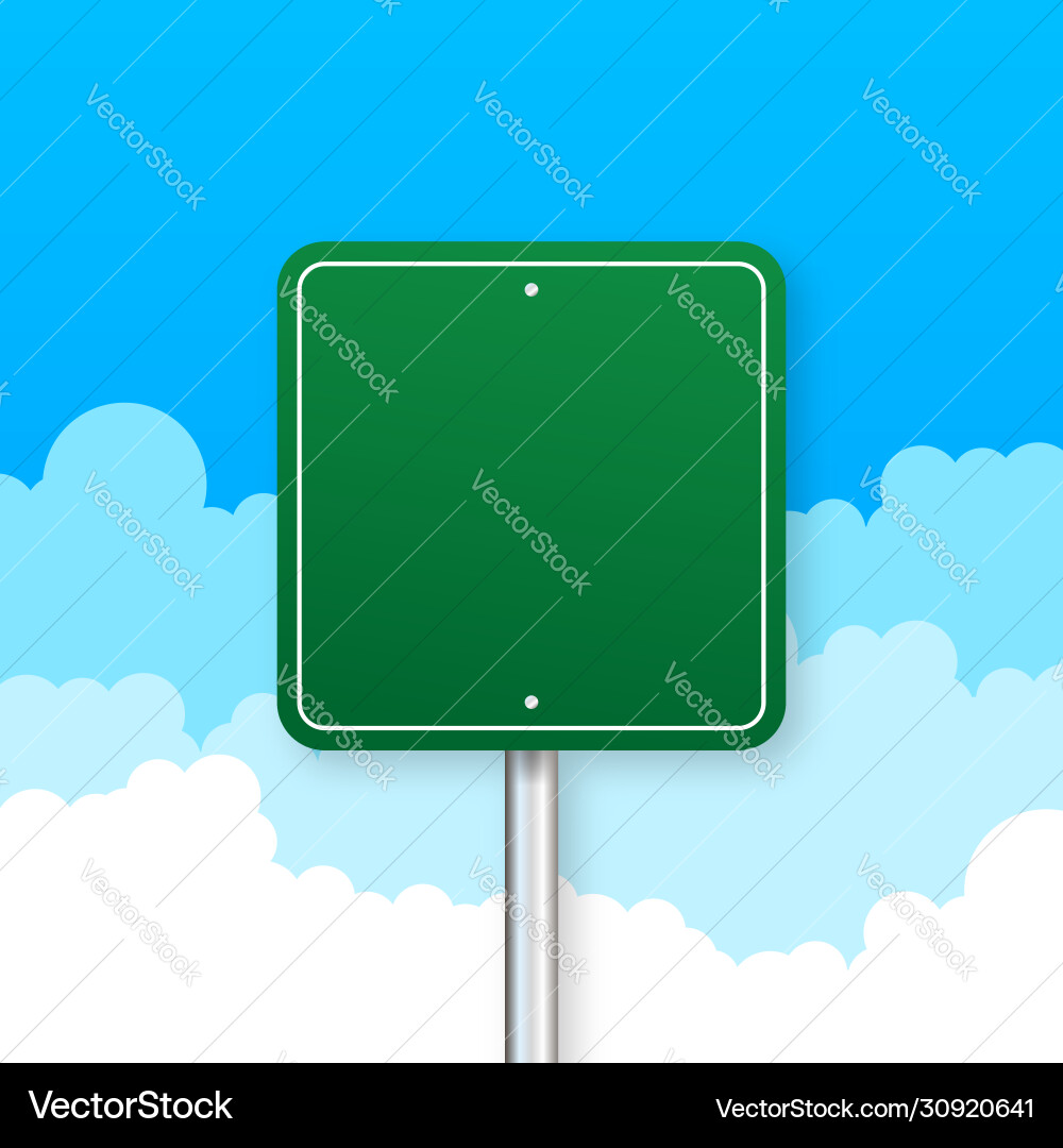 Road signs on blue background stock Royalty Free Vector