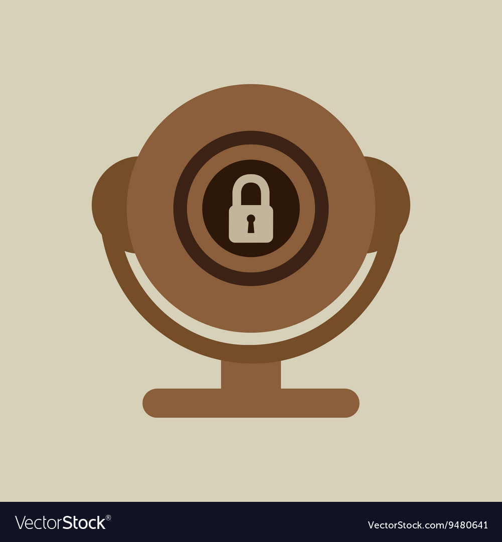 Security system design Royalty Free Vector Image