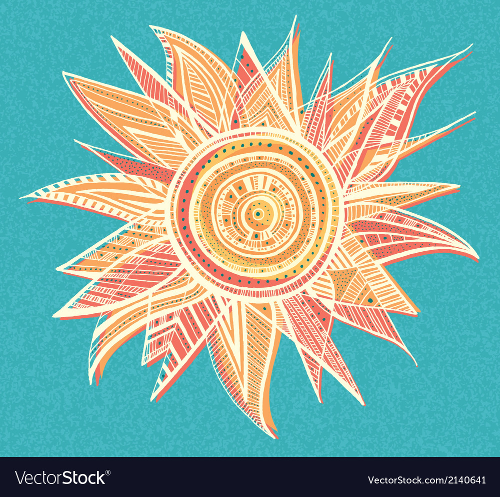 Sun Royalty Free Vector Image - VectorStock