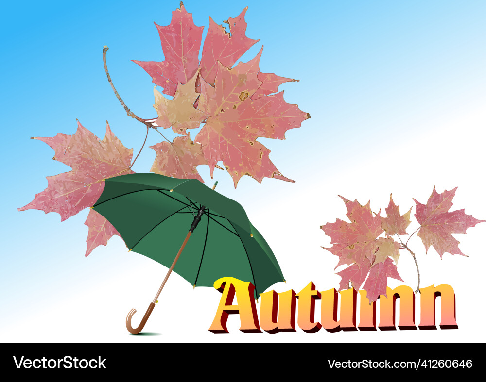 Abstract nature autumn background with yellow Vector Image