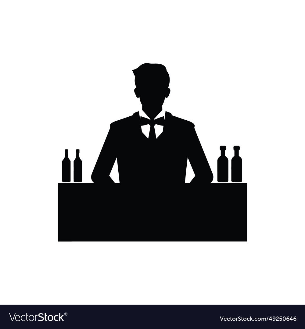 Bartender icon Royalty Free Vector Image - VectorStock