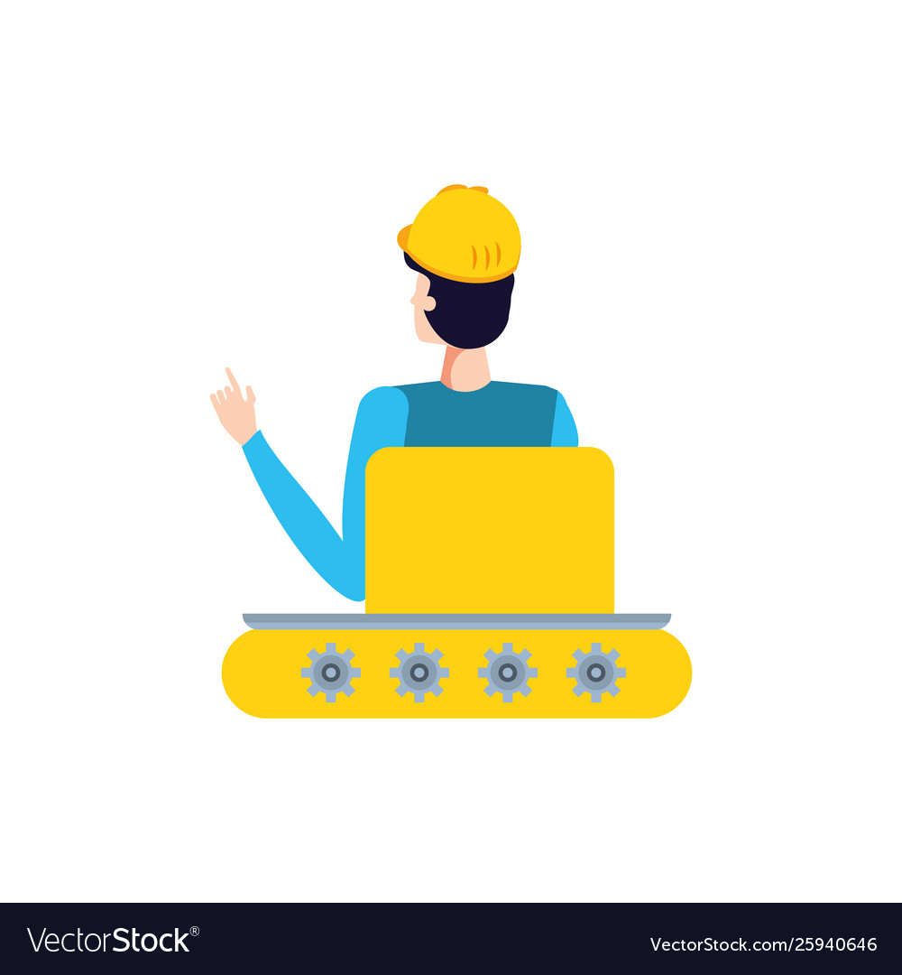 Isolated avatar professional worker design Vector Image