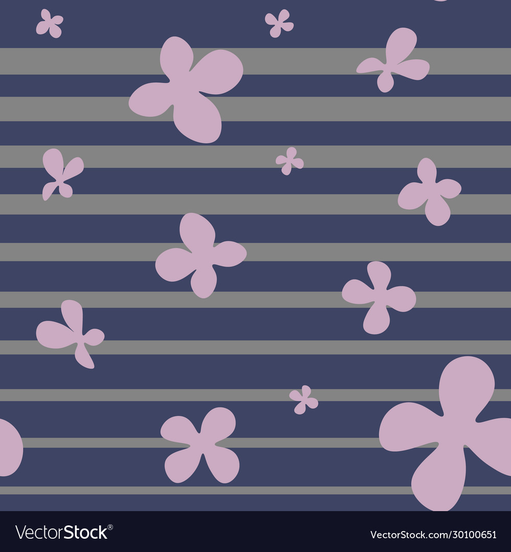 Minimalistic striped seamless pattern with simple Vector Image