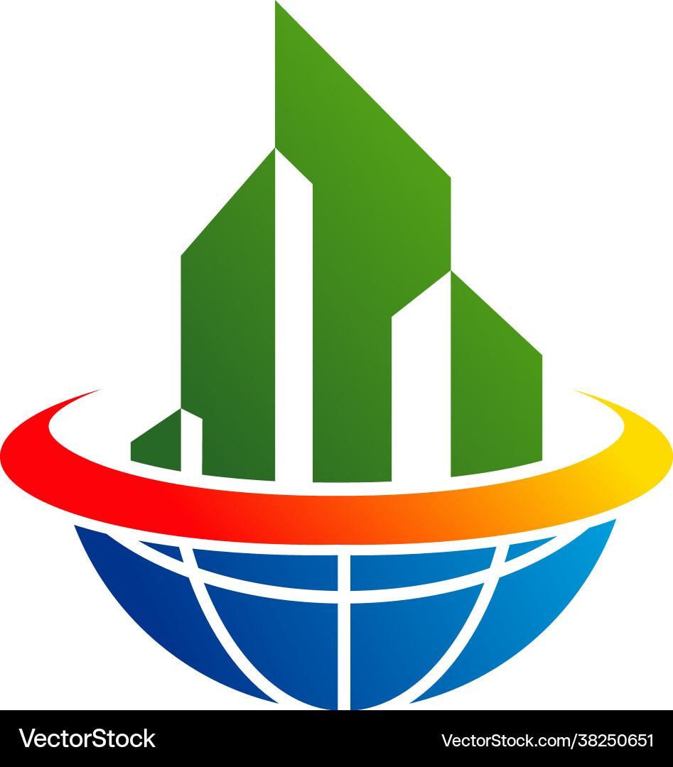World city logo template creative building logo Vector Image