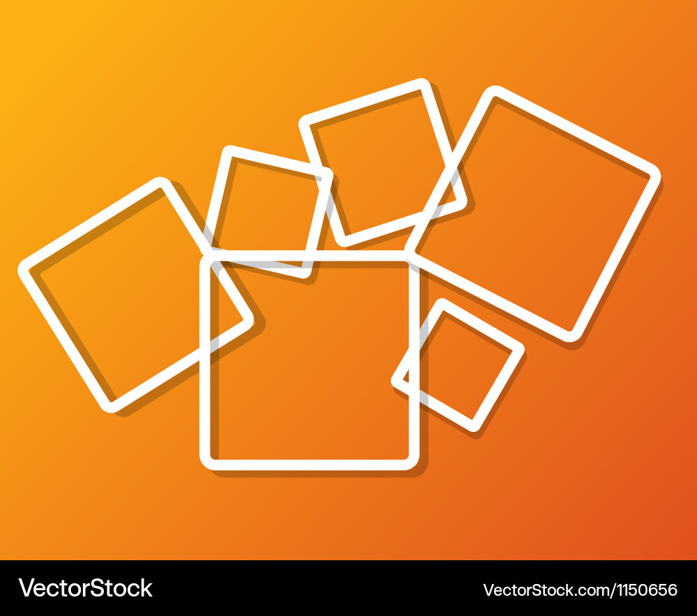 Abstract background with frames Royalty Free Vector Image