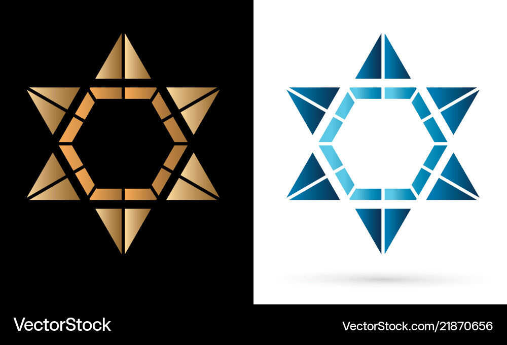 Israel star modern luxury graphic Royalty Free Vector Image
