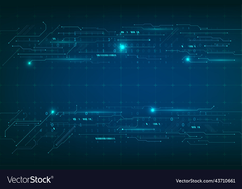 Abstract technology concept Royalty Free Vector Image