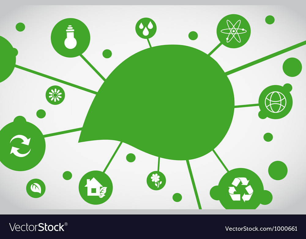 Ecological background Royalty Free Vector Image
