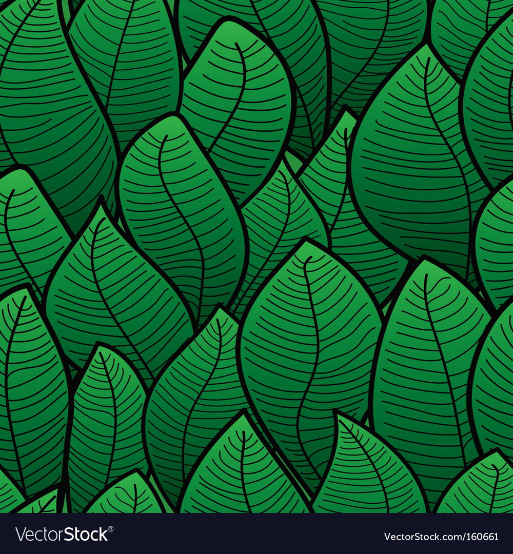 Green leaf background Royalty Free Vector Image