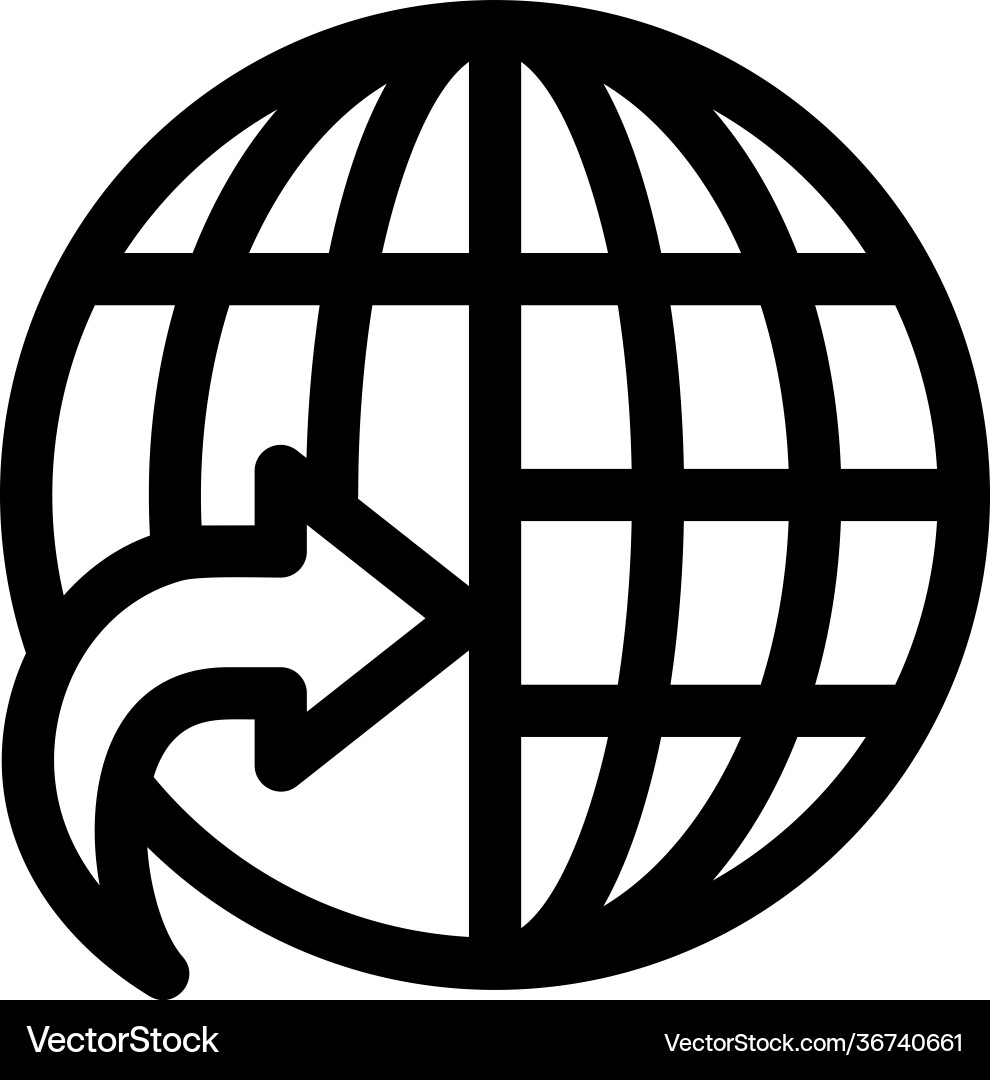 Logistics icon or logo isolated sign symbol Vector Image