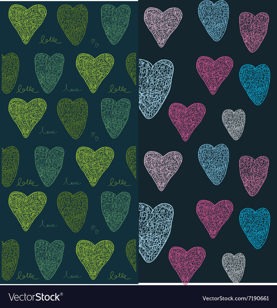 Love pattern Royalty Free Vector Image - VectorStock