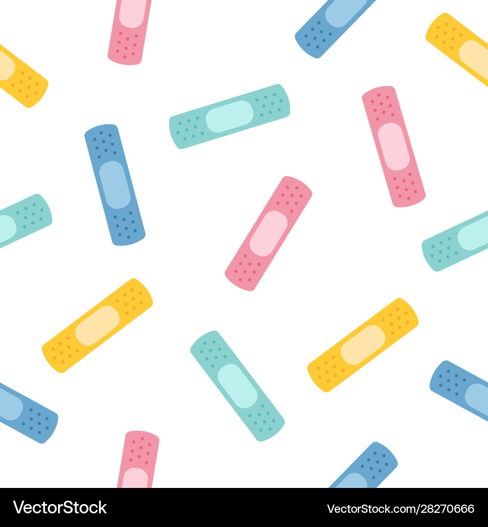 Adhesive colorful plaster icon cartoon single Vector Image