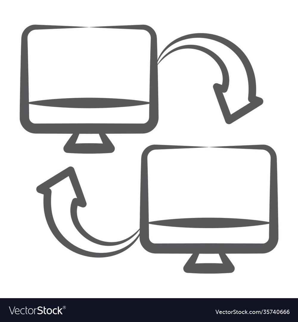 Computer connectivity Royalty Free Vector Image