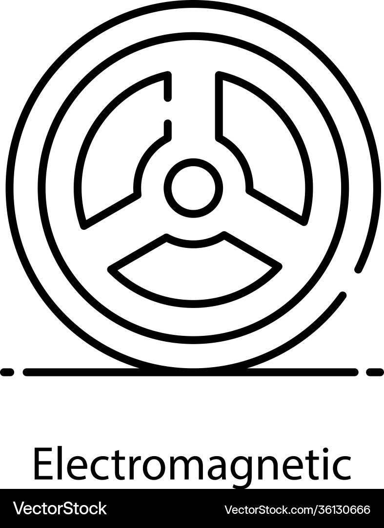 Electromagnetic Royalty Free Vector Image Vectorstock