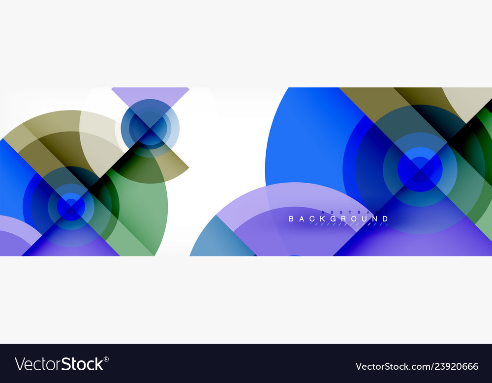 Geometric circle abstract background creative Vector Image