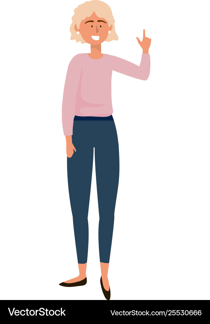 Isolated woman design Royalty Free Vector Image