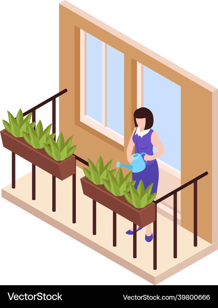 Isometric neighbor icon Royalty Free Vector Image