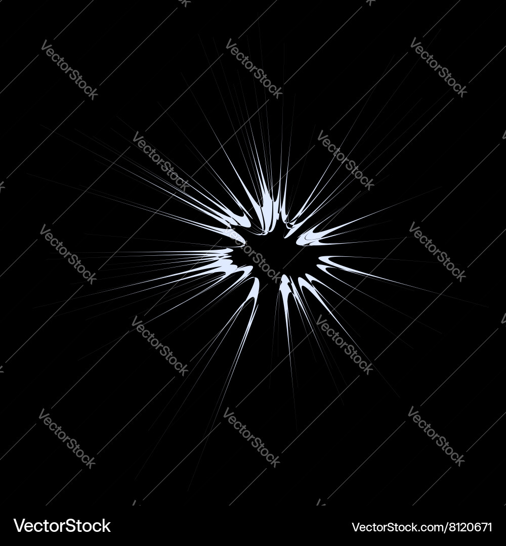 Cartoon explosion star burst Royalty Free Vector Image