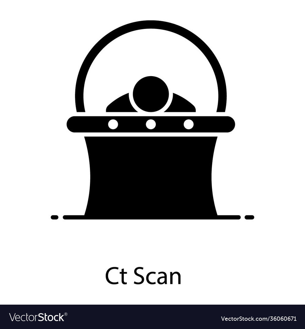 Ct scan Royalty Free Vector Image - VectorStock