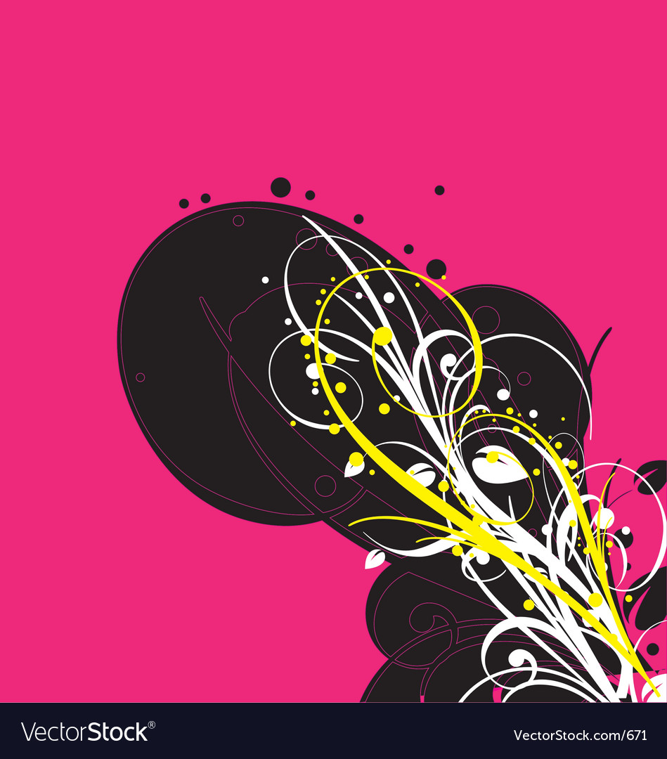 Graphic bloom Royalty Free Vector Image - VectorStock