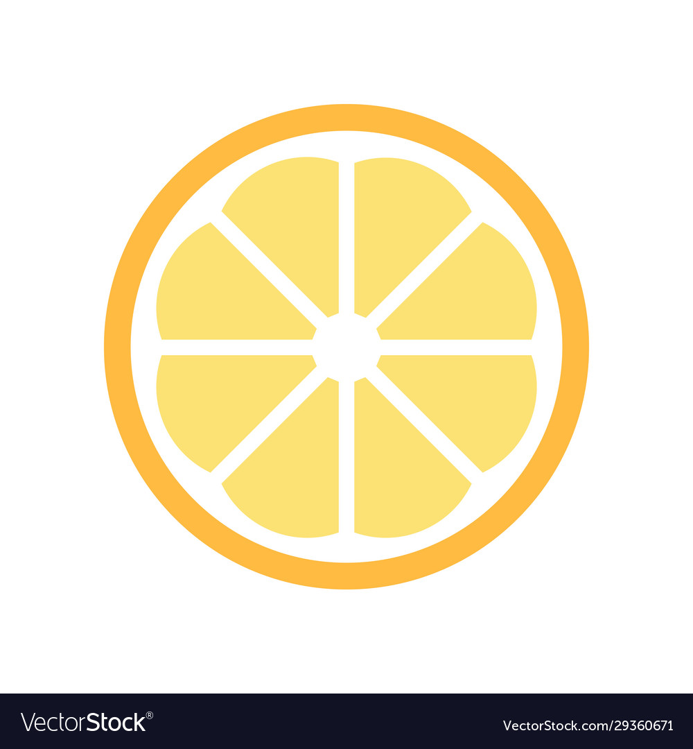 Lemon icon Royalty Free Vector Image - VectorStock