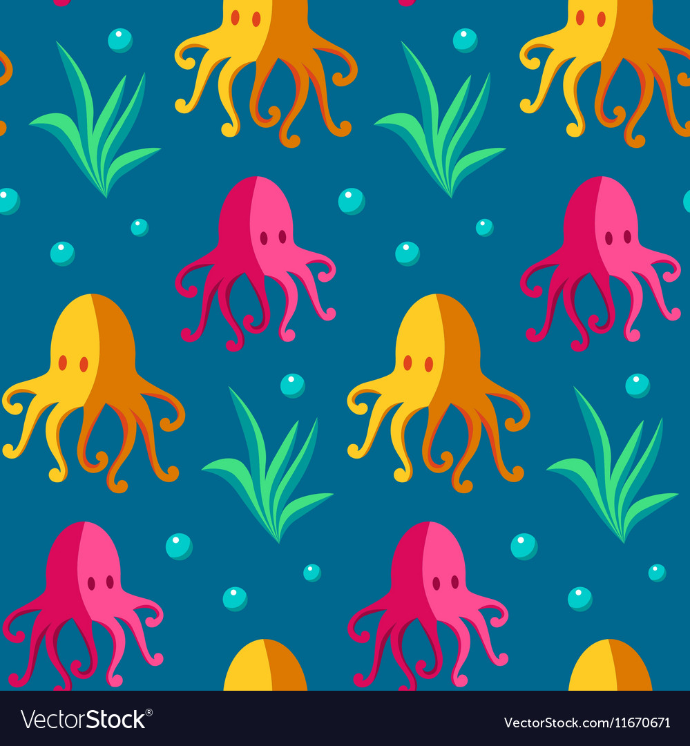 Seamless patterns sea Royalty Free Vector Image