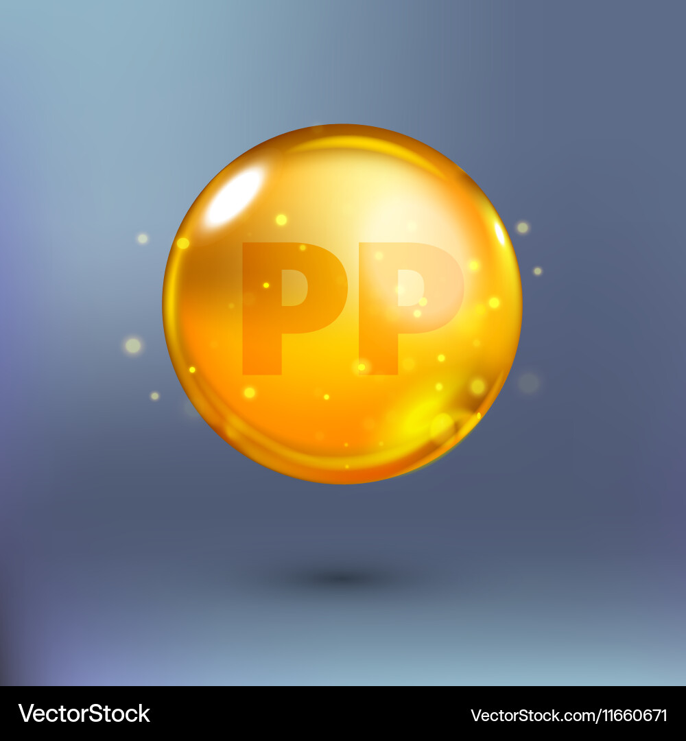 Shining golden essence circle droplet Royalty Free Vector