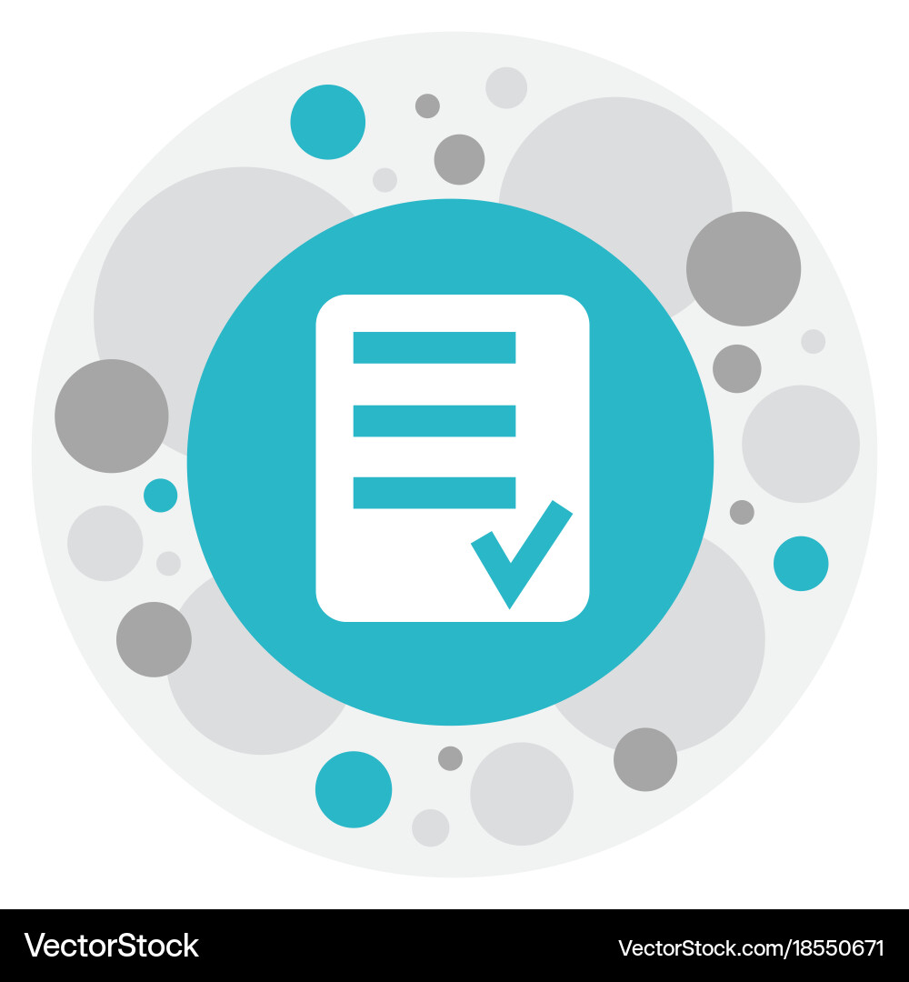 Trade symbol on wish list Royalty Free Vector Image