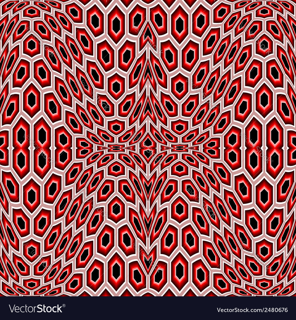 Design seamless distorted hexagon pattern Vector Image