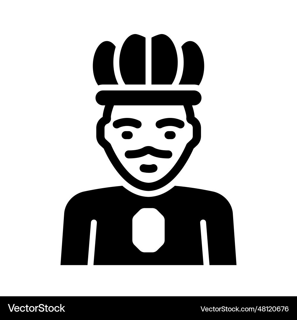 King glyph icon for personal and commercial use Vector Image