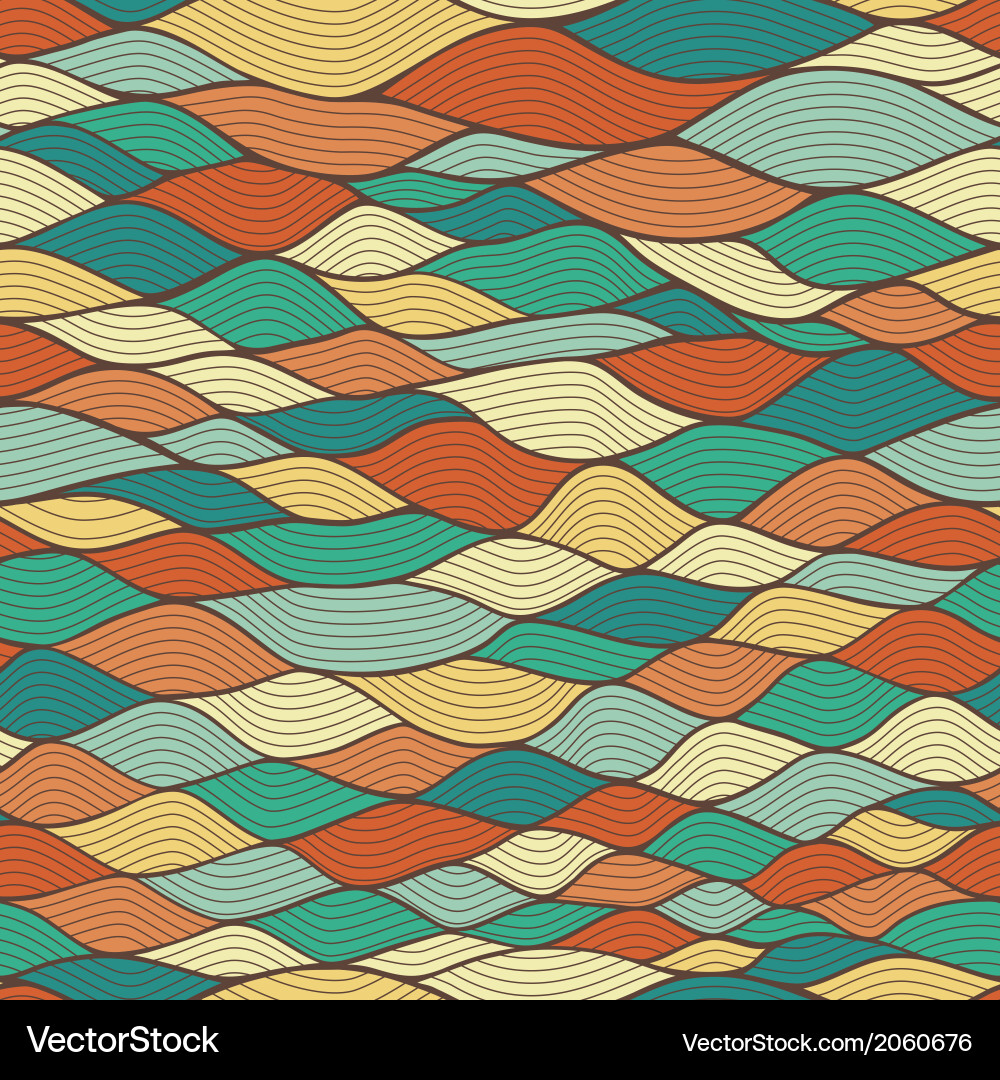 Seamless waves texturewavy backgroundcopy Vector Image