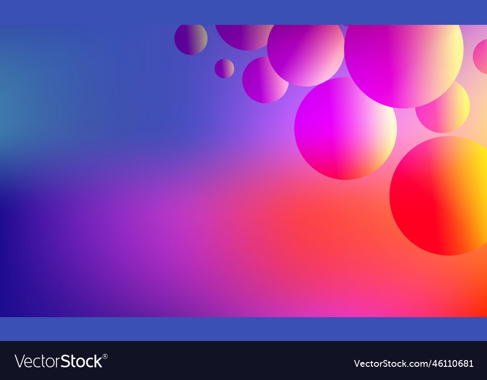Abstract gradient background with element Vector Image