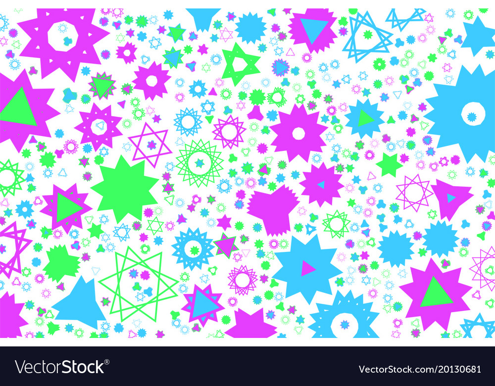 Shape pattern background for graphic design Vector Image