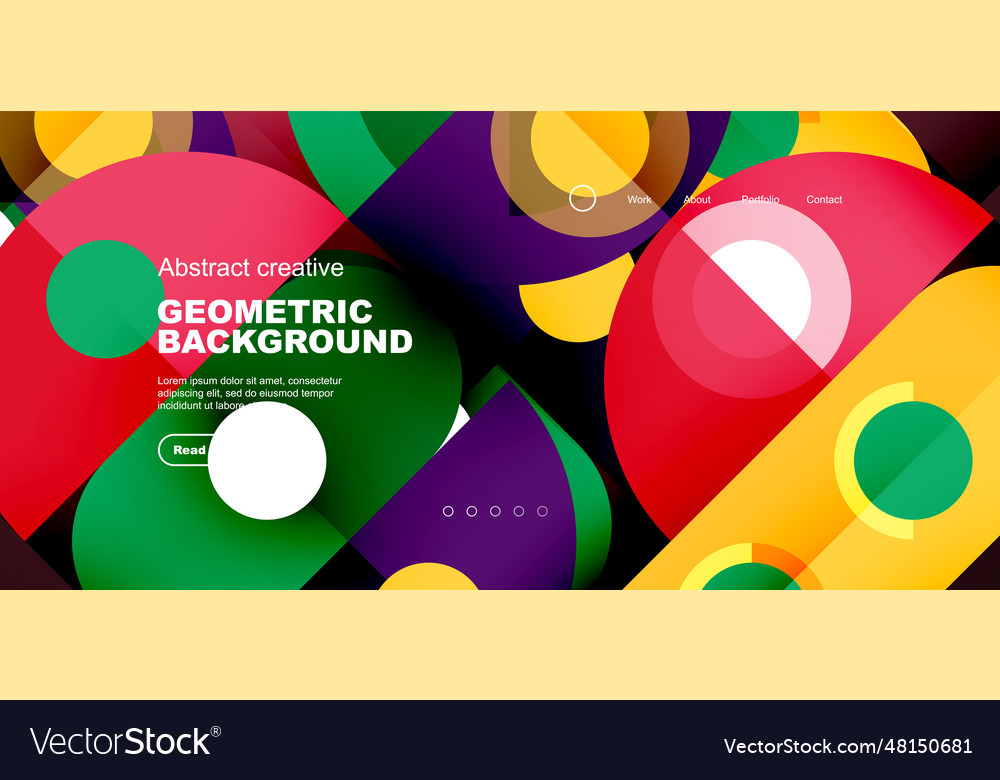 Simple circles and round elements pattern Vector Image