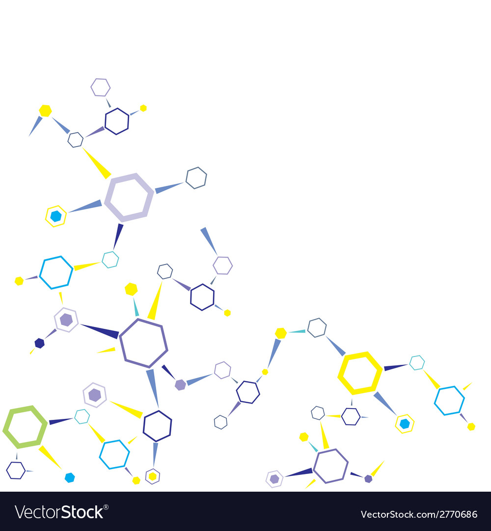 Abstract Geometric Structure Royalty Free Vector Image