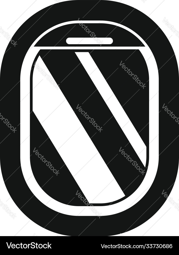 Aircraft repair window icon simple style Vector Image