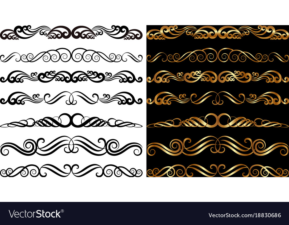 Separators Royalty Free Vector Image - VectorStock