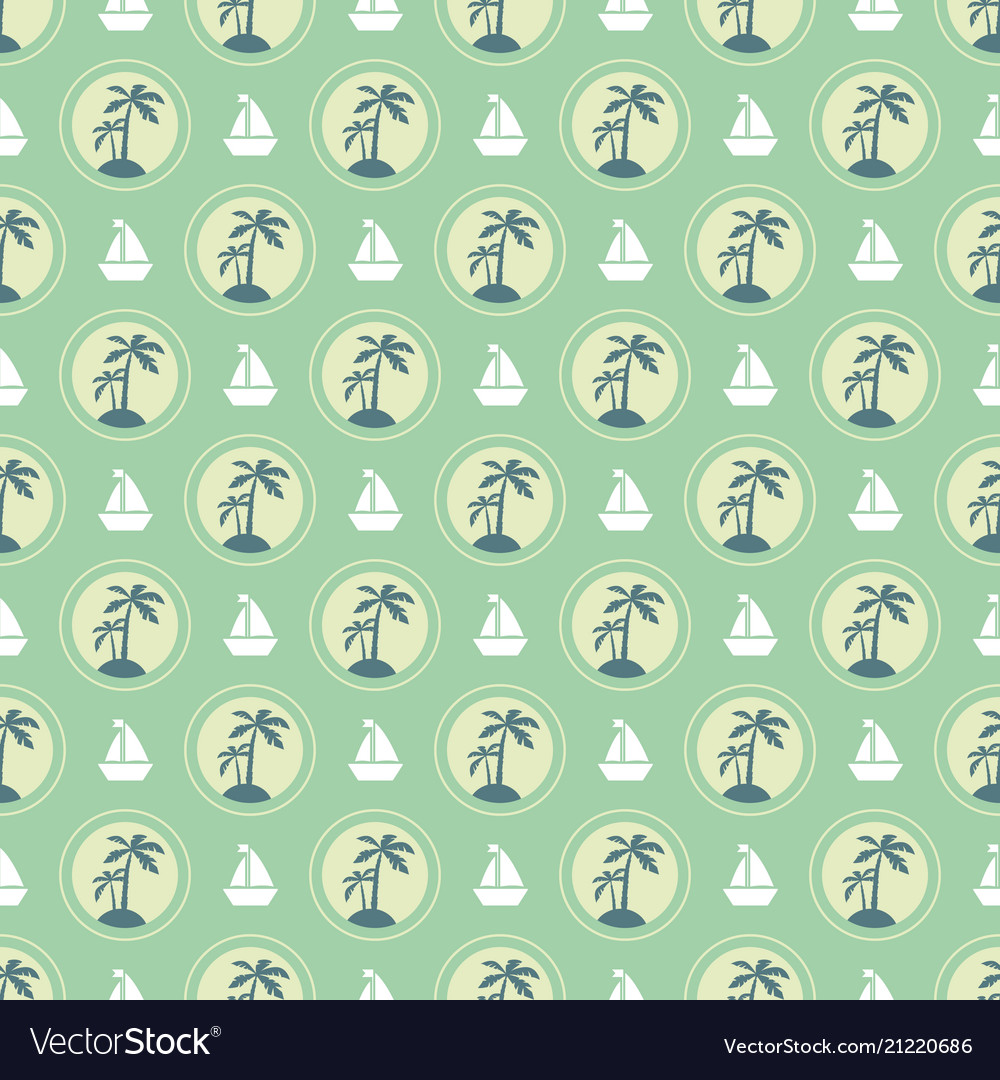 Summer vacation pattern Royalty Free Vector Image