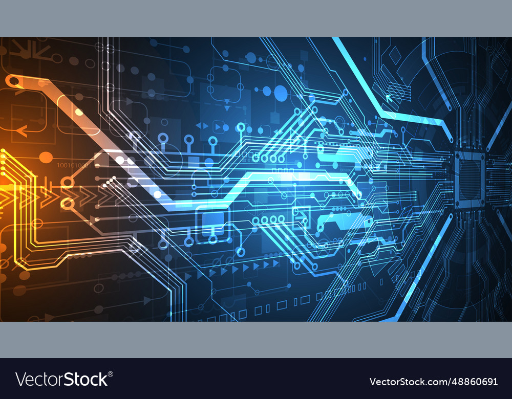 Abstract background on technological Royalty Free Vector