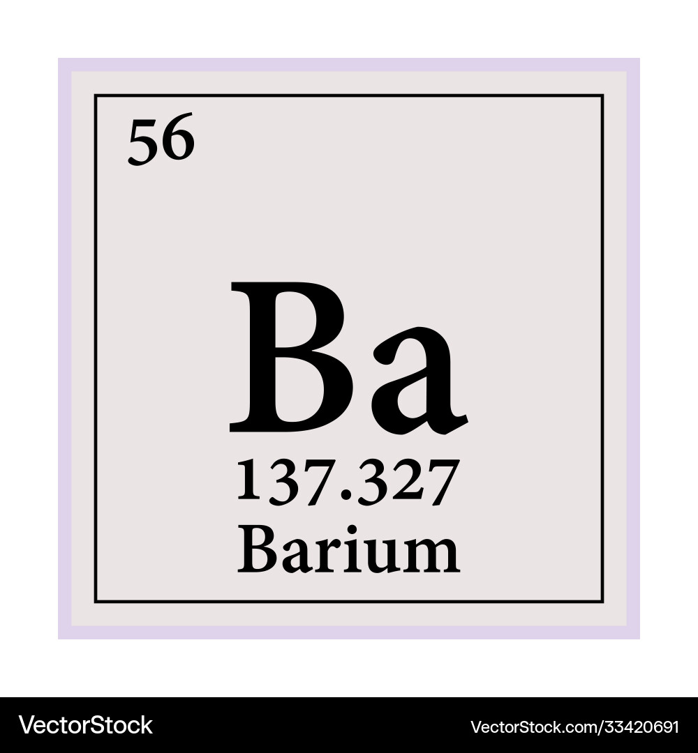 Barium Periodic Table