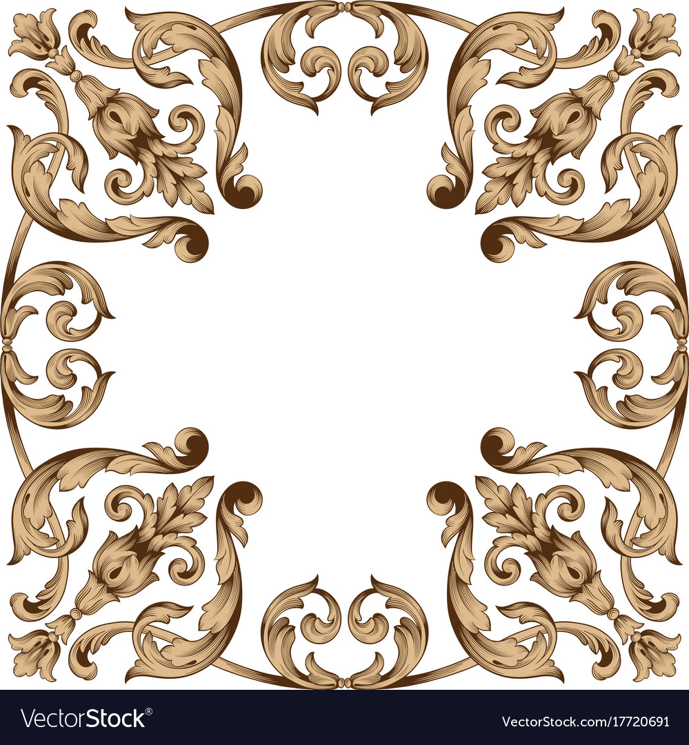 Classical baroque Royalty Free Vector Image - VectorStock