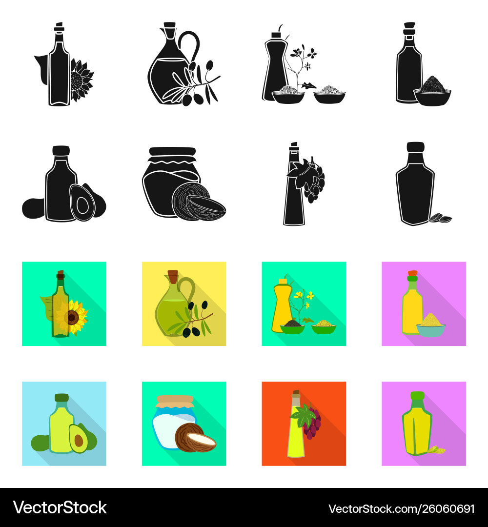 Design healthy and vegetable sign Royalty Free Vector Image