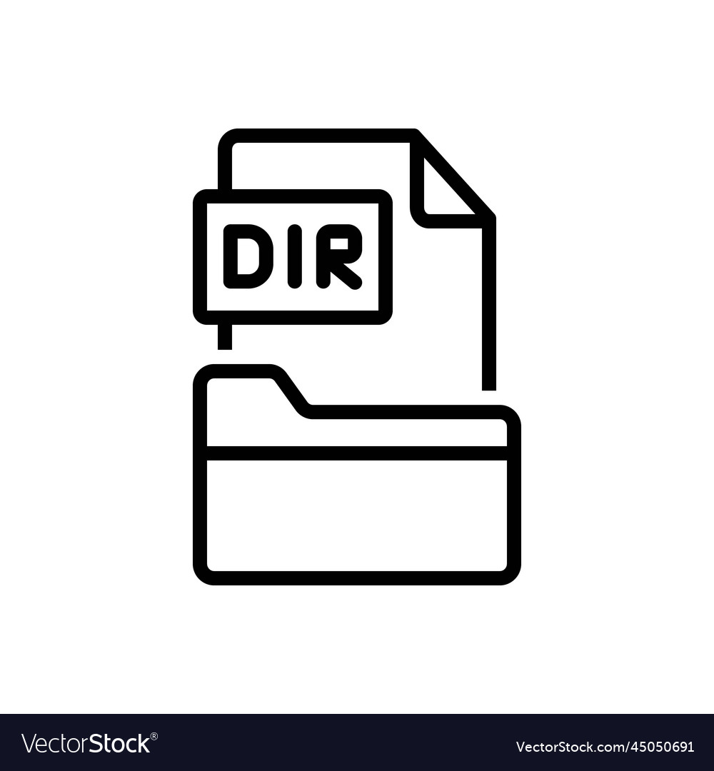 Dir Royalty Free Vector Image - VectorStock