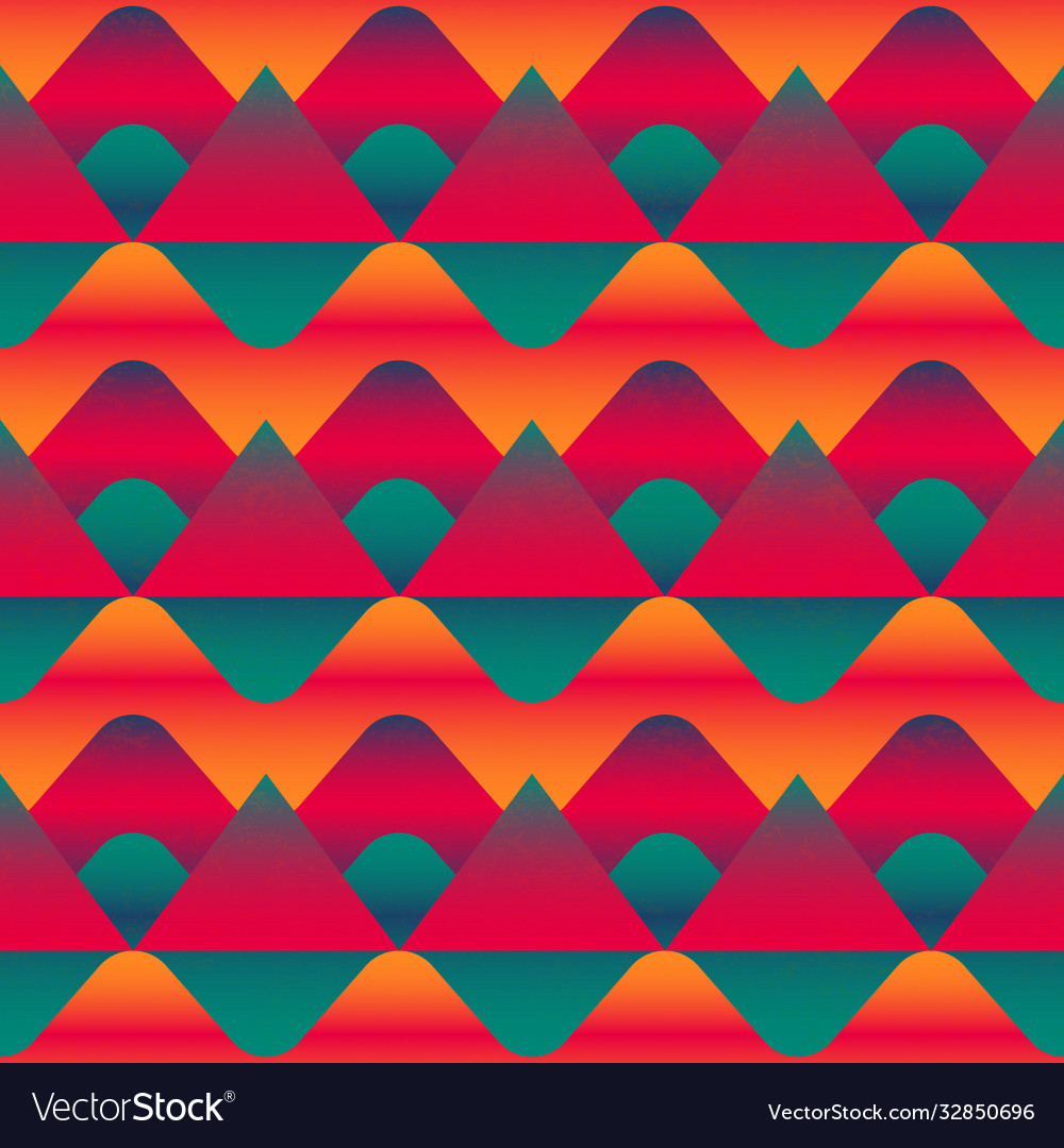 Abstract hill seamless pattern Royalty Free Vector Image