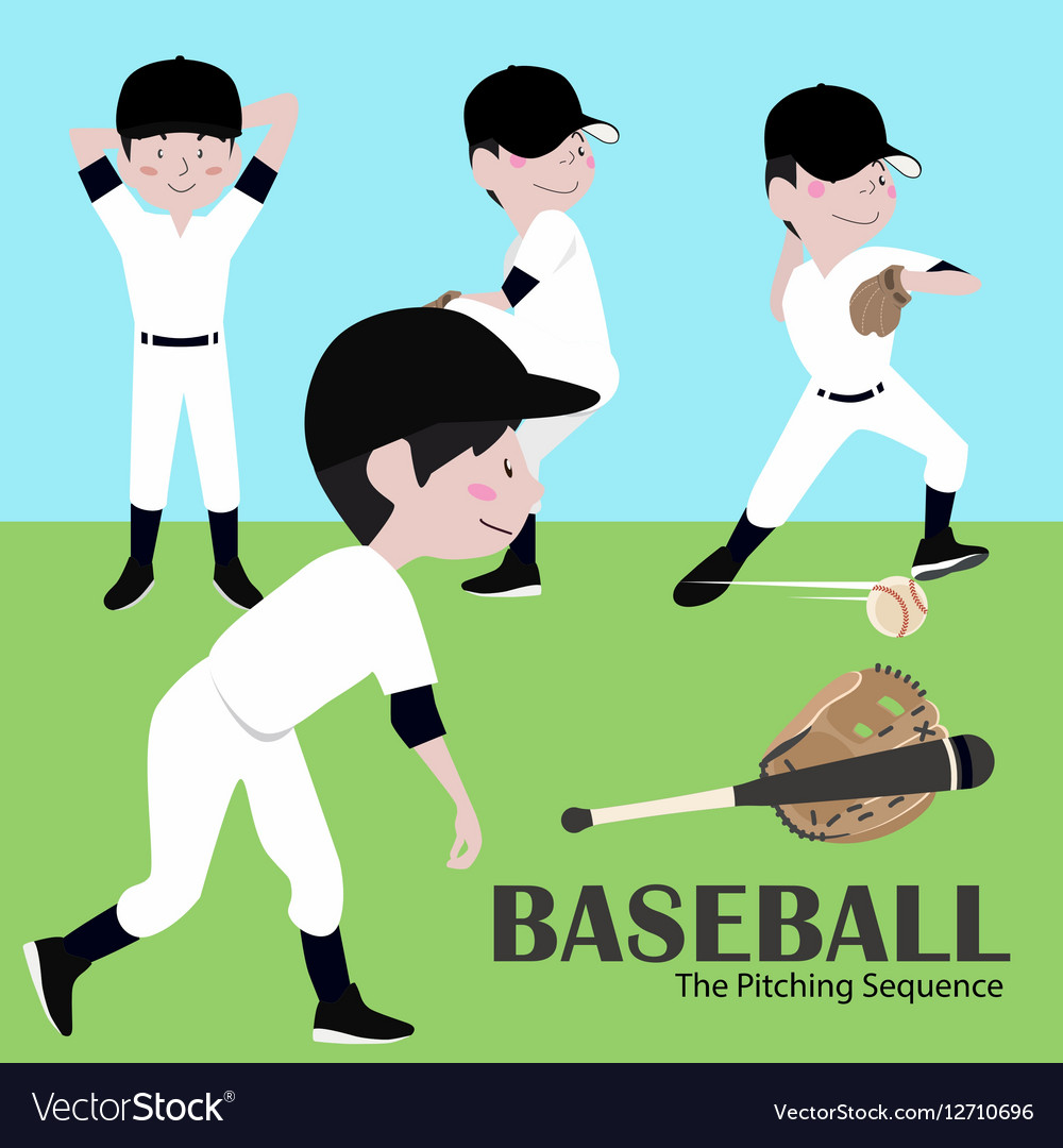 Baseball player Royalty Free Vector Image - VectorStock