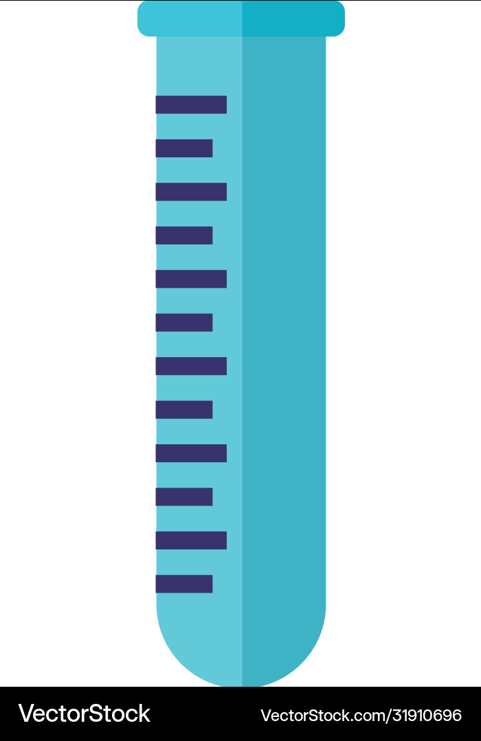 Isolated chemistry tube design Royalty Free Vector Image