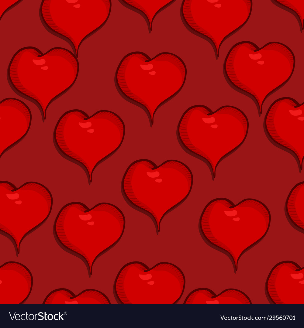Seamless love pattern Royalty Free Vector Image