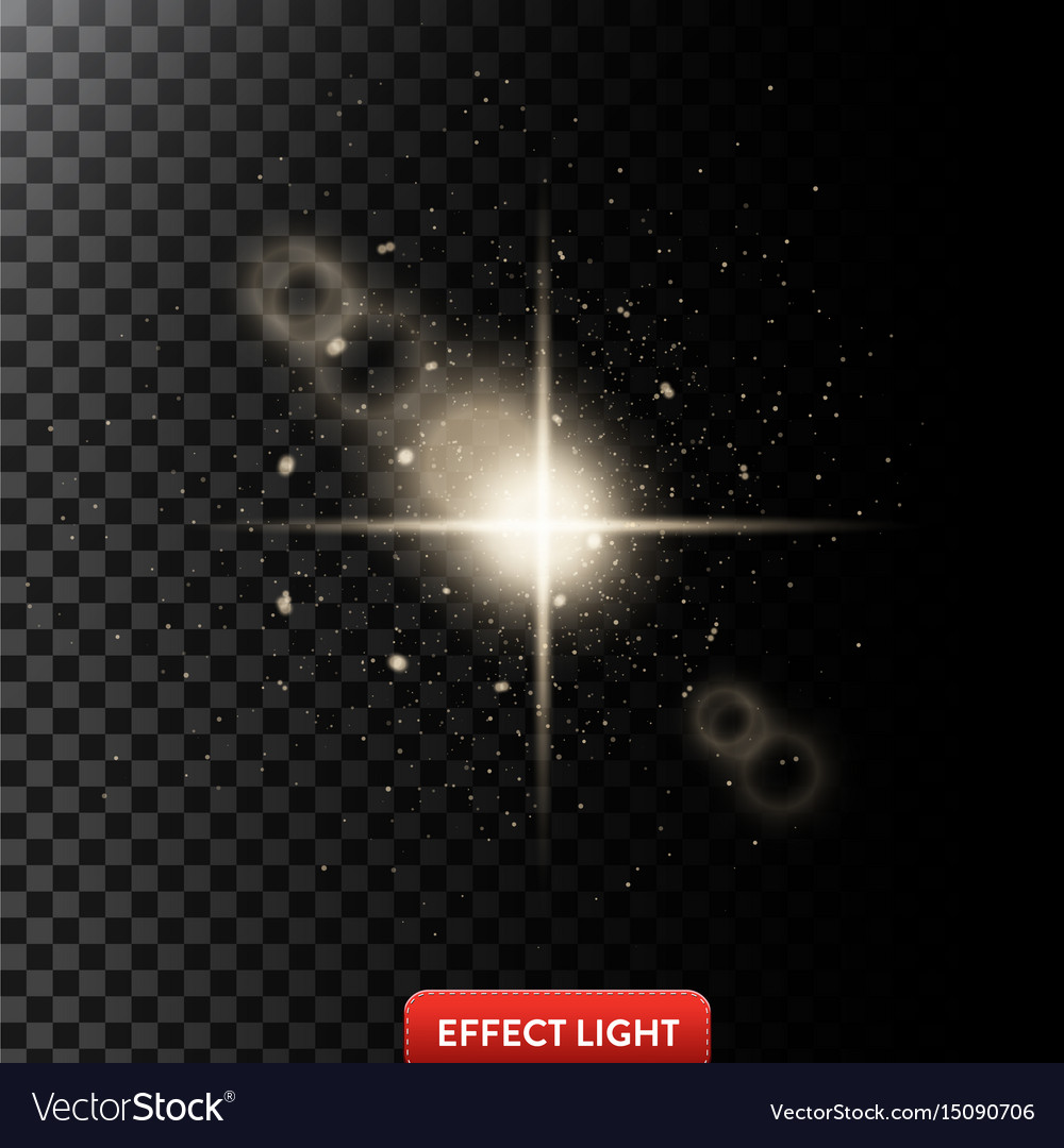 A glowing light effect Royalty Free Vector Image